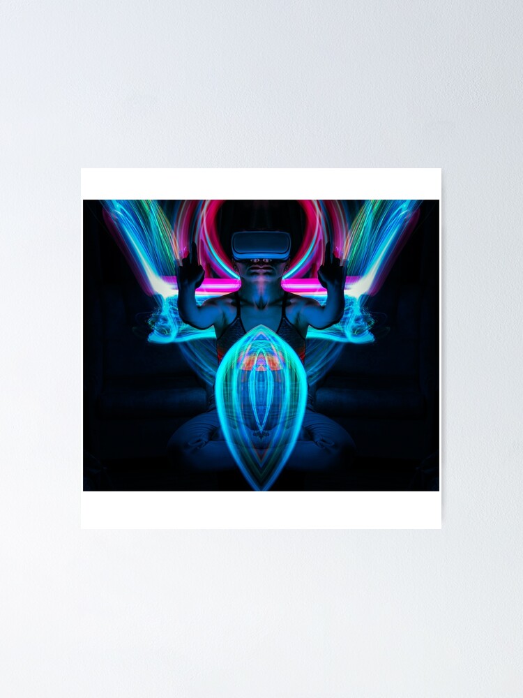 "Hyperrealistic metaverse" Poster for Sale by ziooloo | Redbubble