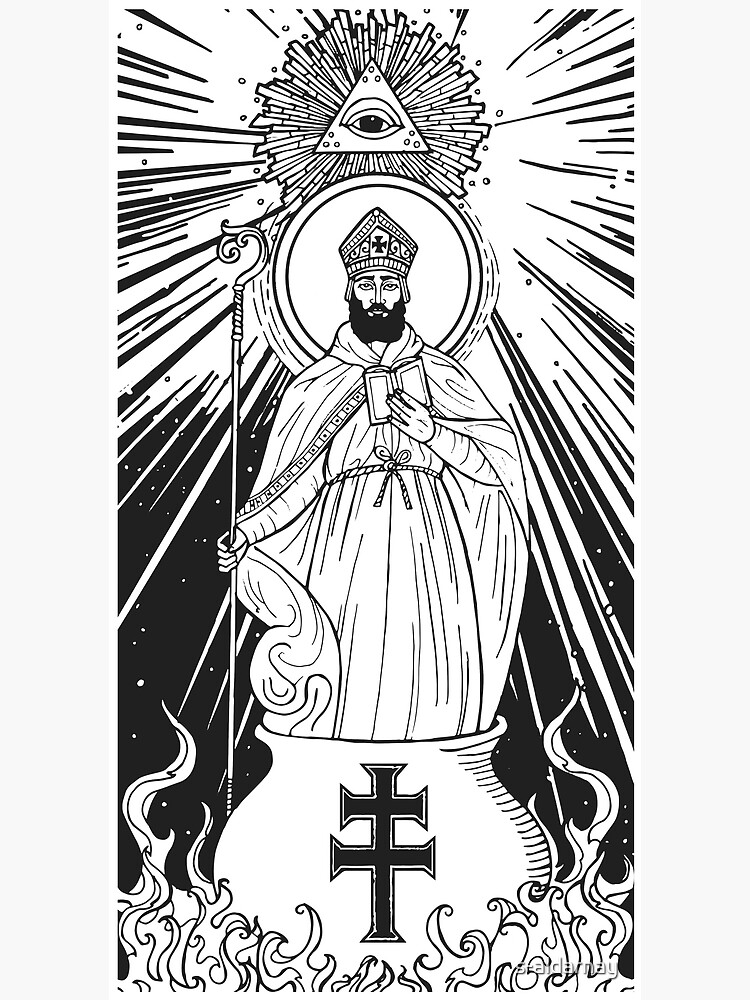 "Saint Cyprian 2" Greeting Card for Sale by s-aldarnay | Redbubble