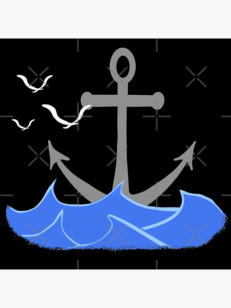 "seafaring design with wave pattern, sea, cool seafarer design" Poster ...