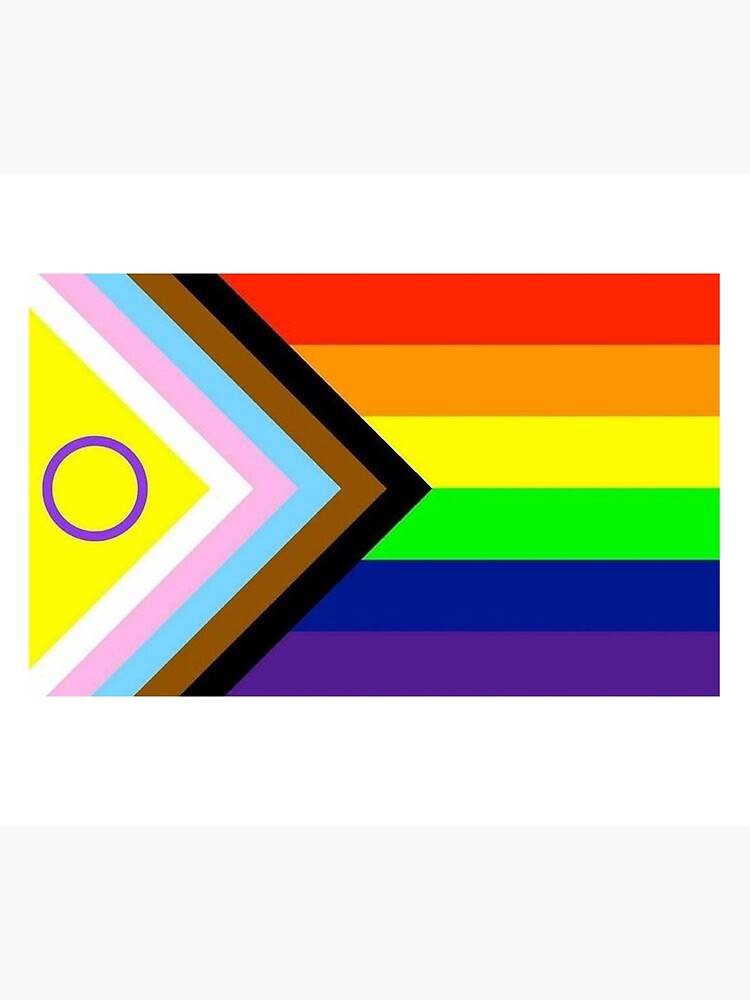 Intersex Progress Pride Flag Poster For Sale By Kiippers Redbubble
