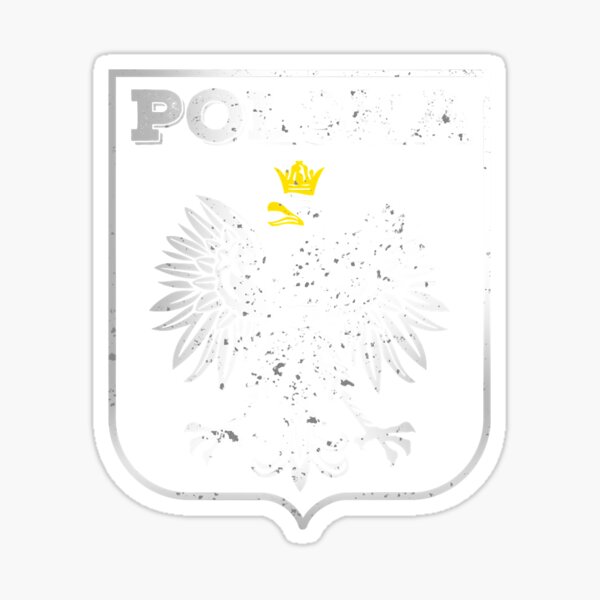 "Vintage Polska Logo Retro Eagle Polish Pride Poland Gear" Sticker for ...