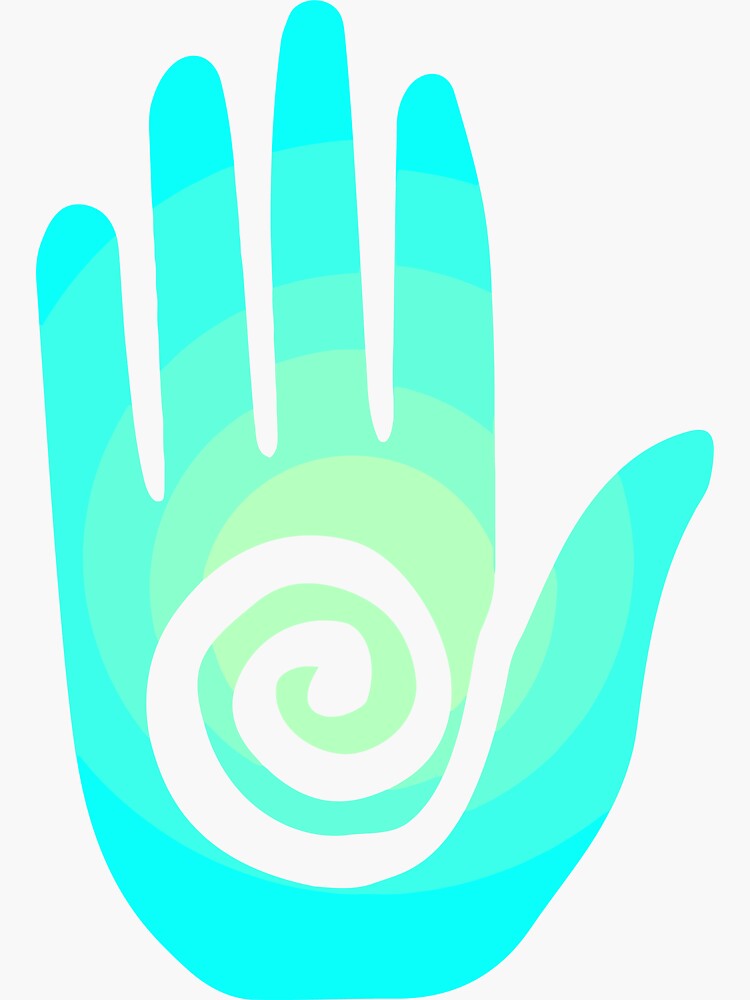 "Hopi Hand Magical Healers Hand Ethnic Boho Symbol" Sticker for Sale by ...