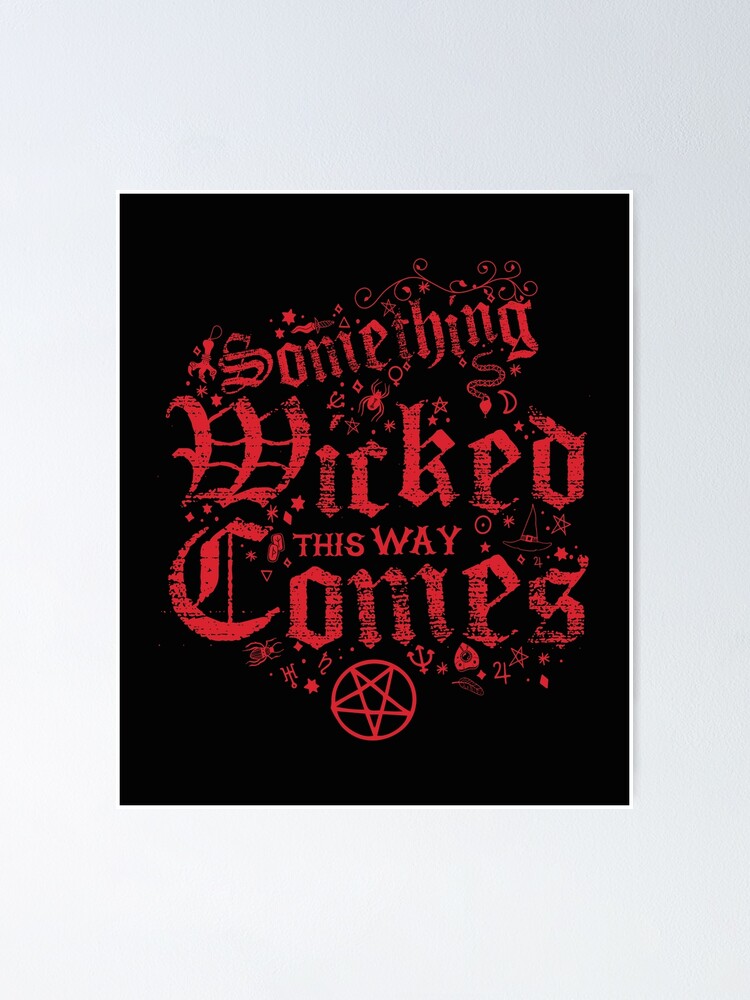"Something Wicked Vintage Distressed Cottage Core Witchcore" Poster for ...