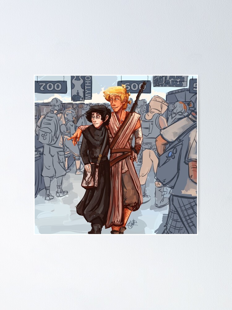 "Nico and Will CosPlay" Poster by CrossRoadArt | Redbubble