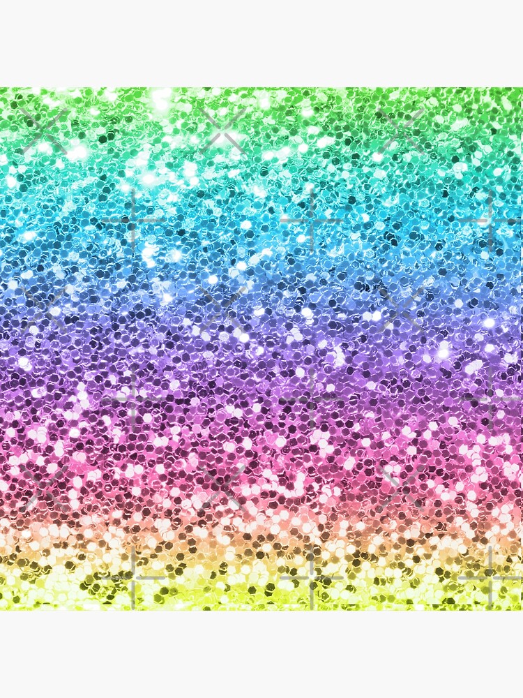 "Colorful Chunky Gradient Glitter Textures1 | Glitter Textures " Poster ...