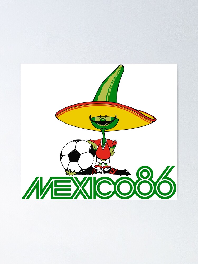 "Mexico 86 Pique Print" Poster for Sale by sutimo | Redbubble