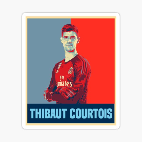 "Courtois Celebration Champion Hope" Sticker by wilsondimonique | Redbubble