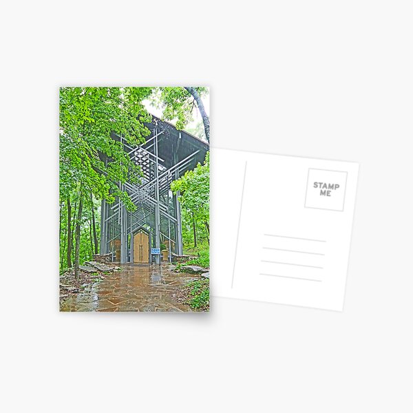 "Thorncrown Chapel, Eureka Springs" Postcard for Sale by Graeme Hyde ...