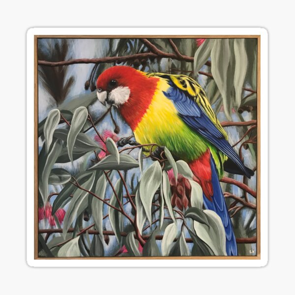 "Eastern Rozella" Sticker for Sale by lukekellyart | Redbubble