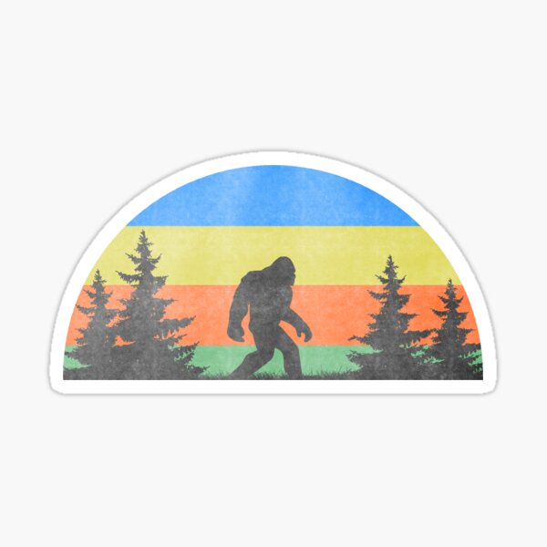 "Vintage Bigfoot " Sticker for Sale by JMDesignHouse | Redbubble