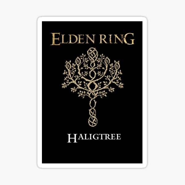 "Haligtree sigil/glyph Elden Ring" Sticker for Sale by AR-Illustration ...