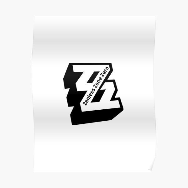 Póster «Logotipo de Zenless Zone Zero- ZZZ» de SyedKazmi | Redbubble