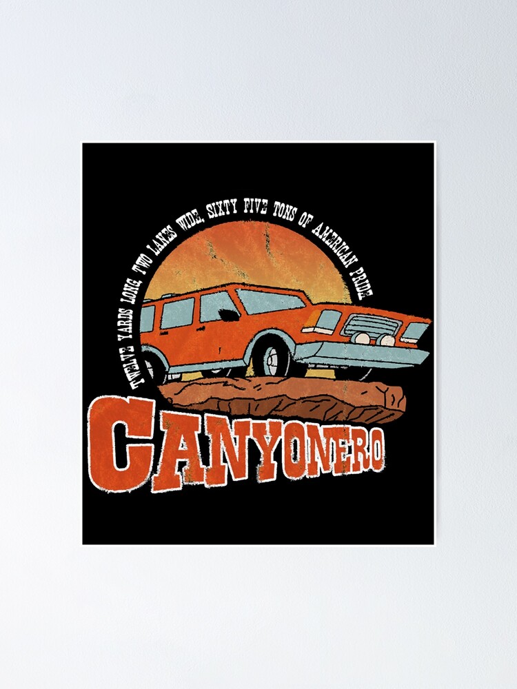 "Canyonero Logo Sticker" Poster for Sale by amberk1cira | Redbubble