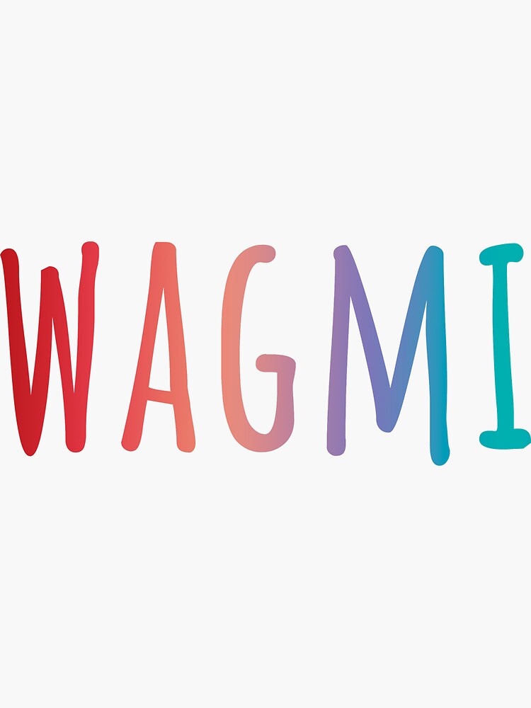 "WAGMI We Are All Gonna Make It NFT" Sticker for Sale by panqueque ...