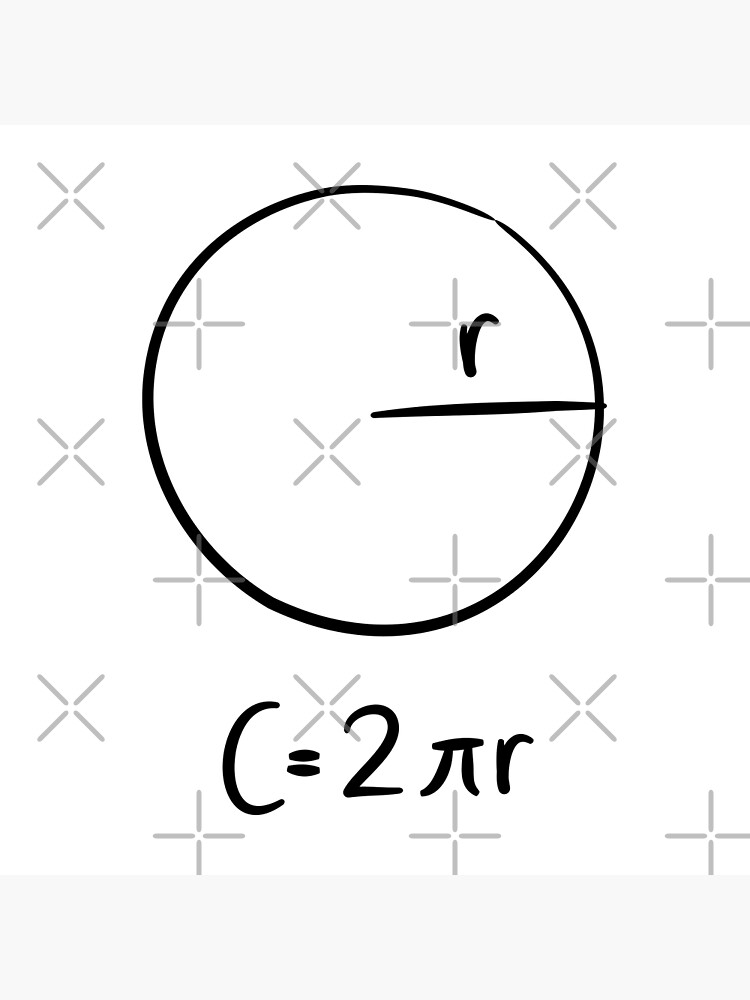 Lámina fotográfica «Circunferencia del círculo Ecuaciones matemáticas ...