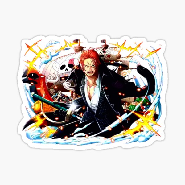"One Piece [ SHANKS ] collection-002" Sticker for Sale by RolandMills ...