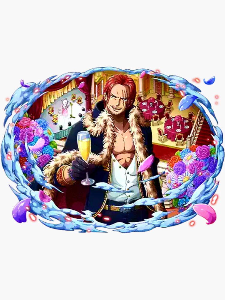 "One Piece [ SHANKS ] collection-003" Sticker by MyrtisWunsch | Redbubble