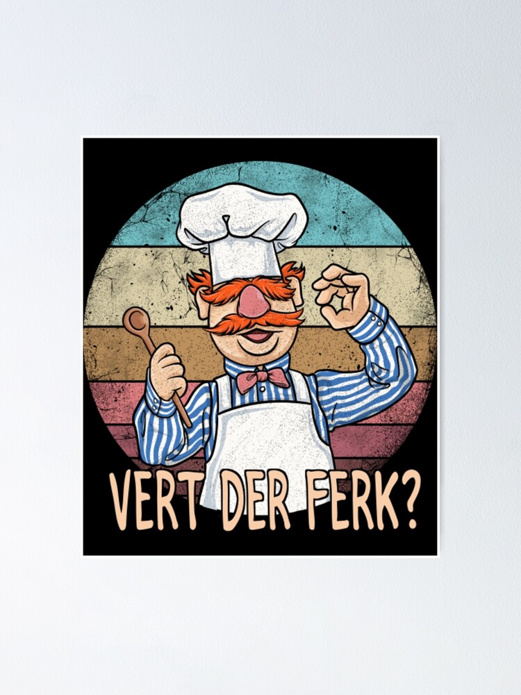 "Vintage the Swedish Chef" Poster for Sale by IsabelCummings | Redbubble