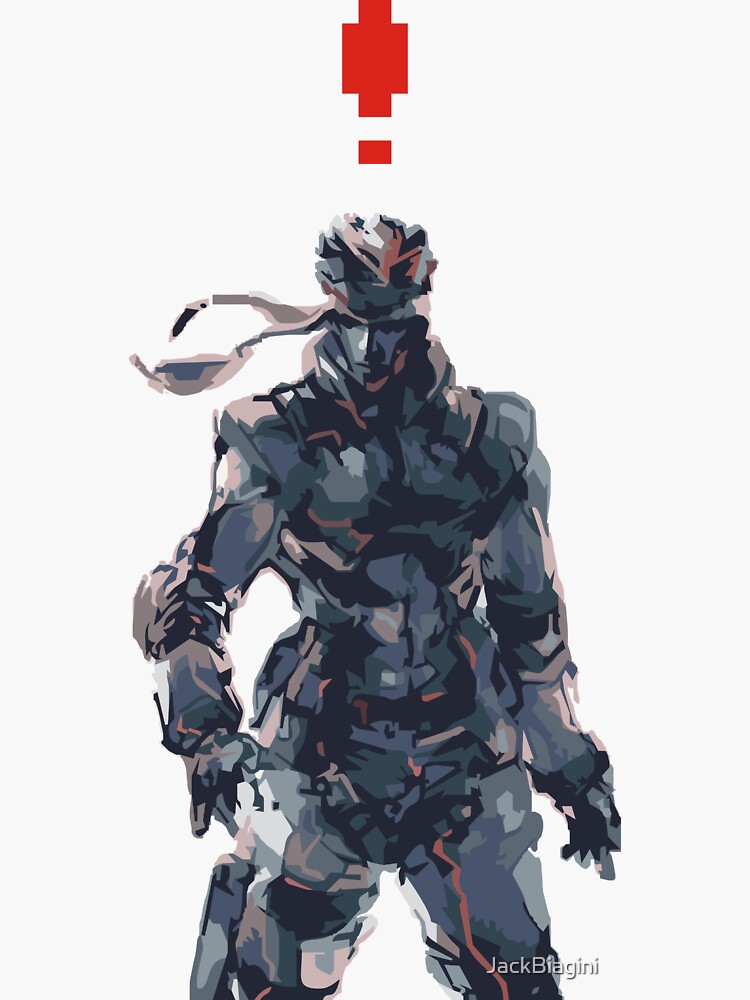 "Retro Solid Snake" Sticker for Sale by JackBiagini | Redbubble