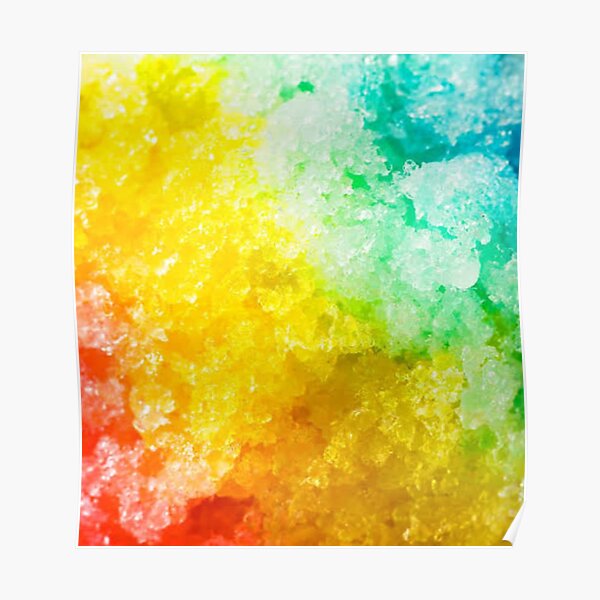 "Hawaiian Shaved Ice" Poster for Sale by Fudoitga | Redbubble