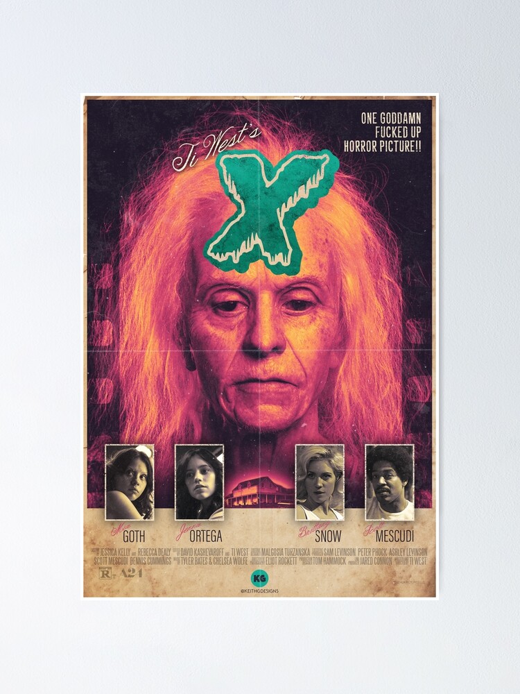 "X vintage movie poster - A24" Poster for Sale by Herman2181 | Redbubble