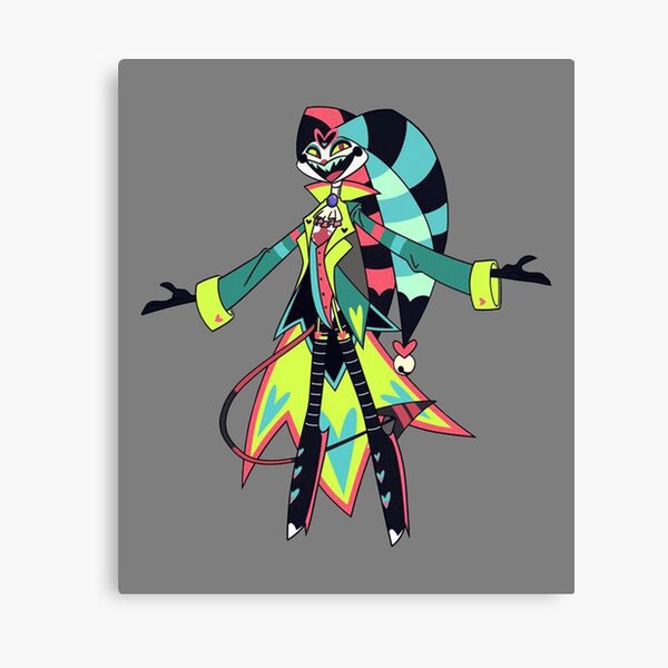 "Helluva Boss Fizzarolli" Canvas Print for Sale by LittleDelta | Redbubble