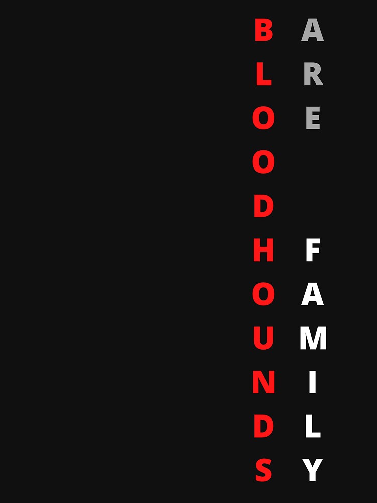 "Funny Bloodhound text minimalistic design" T-shirt by MayaAndNora ...