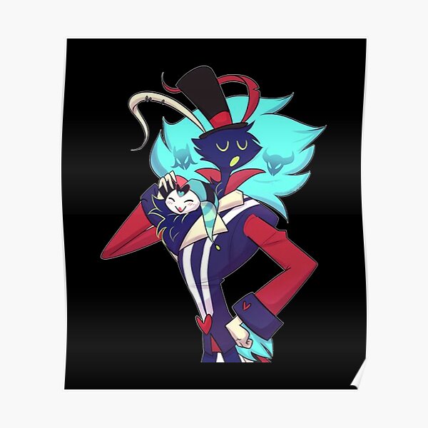 "Helluva Boss Asmodeus " Poster for Sale by LittleDelta | Redbubble