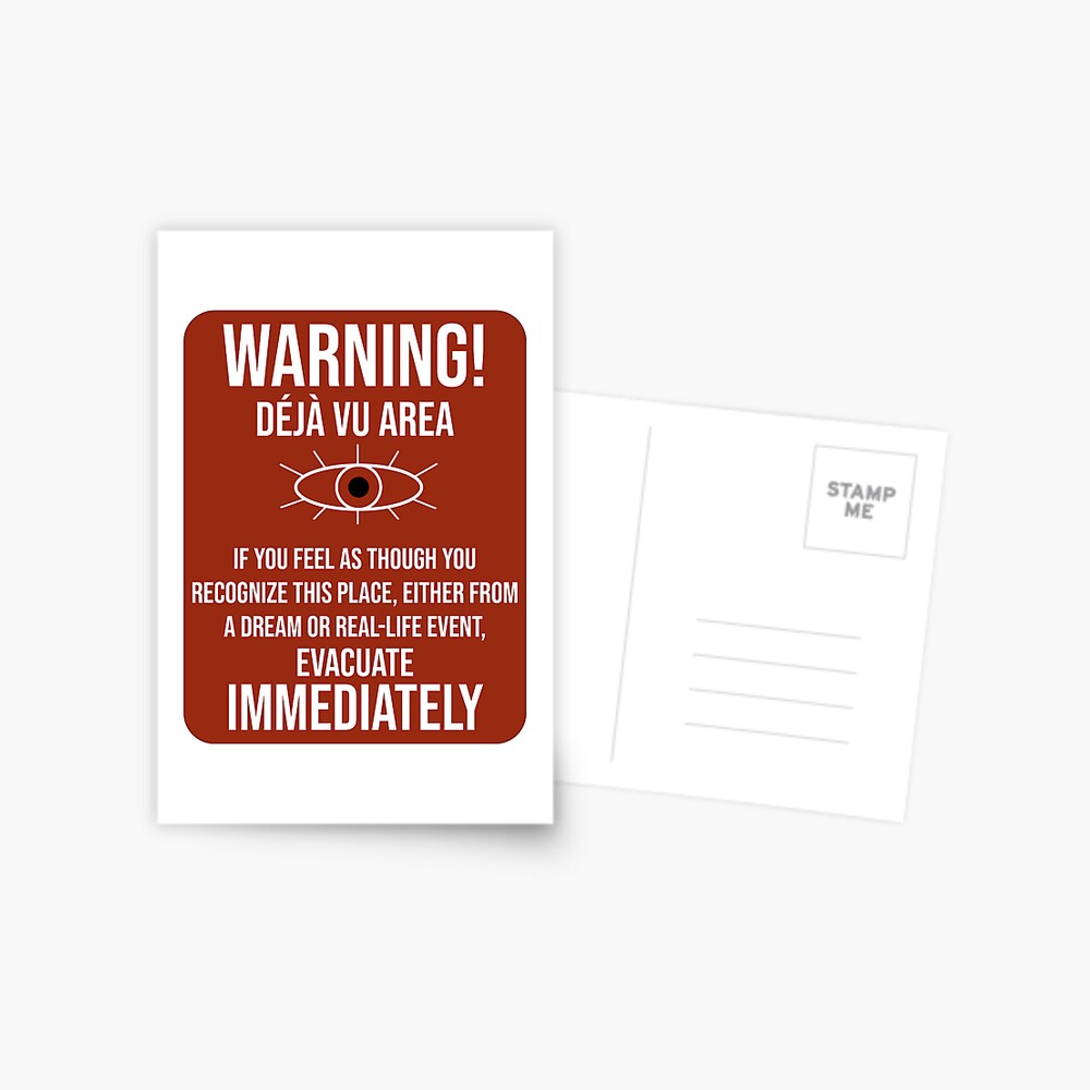 "Deja Vu Area" Sticker for Sale by VioVanHelsing | Redbubble
