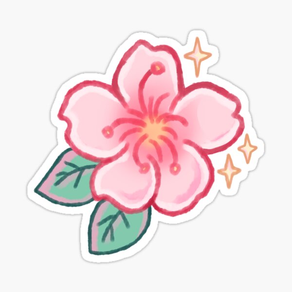 "Sakura Flower" Sticker for Sale by danipui | Redbubble