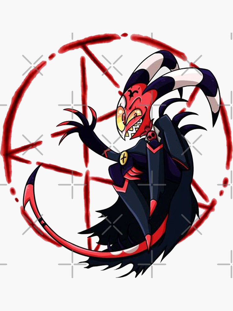 "Helluva Boss Blitzo " Sticker for Sale by LittleDelta | Redbubble