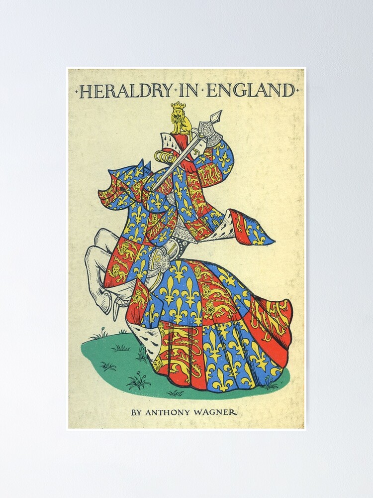 "Heraldry in England (1946) - Vintage Book Cover" Poster for Sale by ...