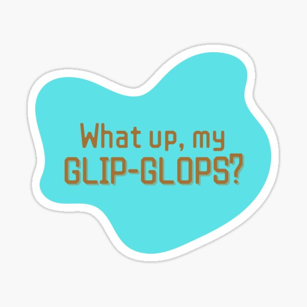 "Glip-Glops" Sticker for Sale by shifumart | Redbubble