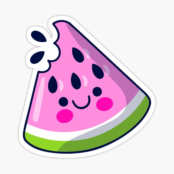 "Cute watermelon" Sticker for Sale by artMoni | Redbubble