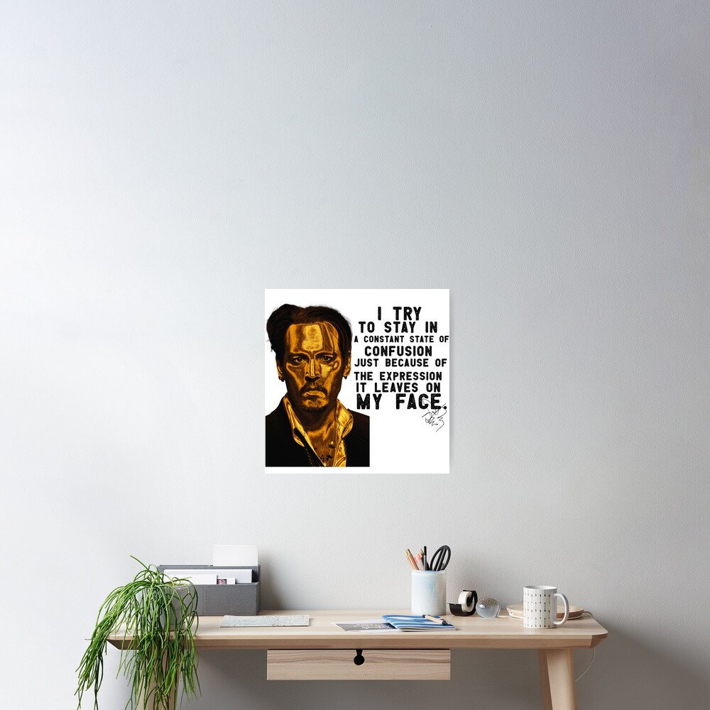 Póster «Trato de permanecer en un constante estado de confusión solo ...