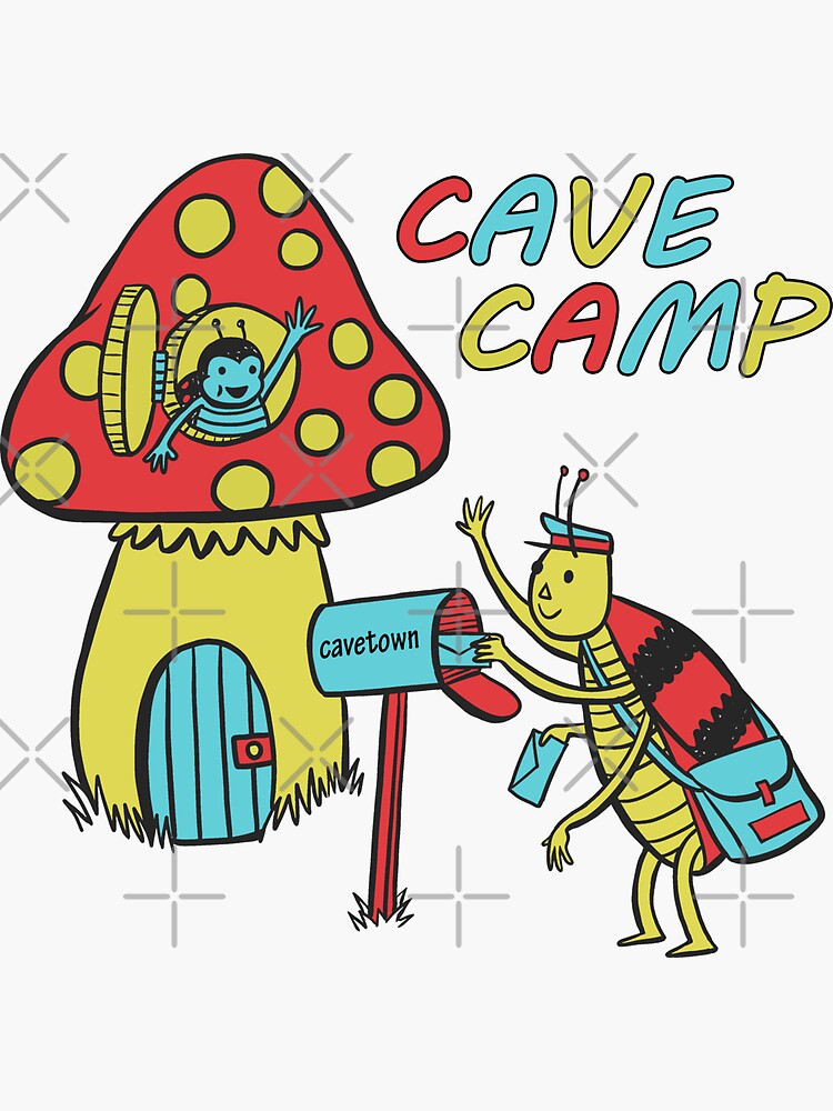 "cavetown cave camp" Sticker for Sale by scottJ23 | Redbubble