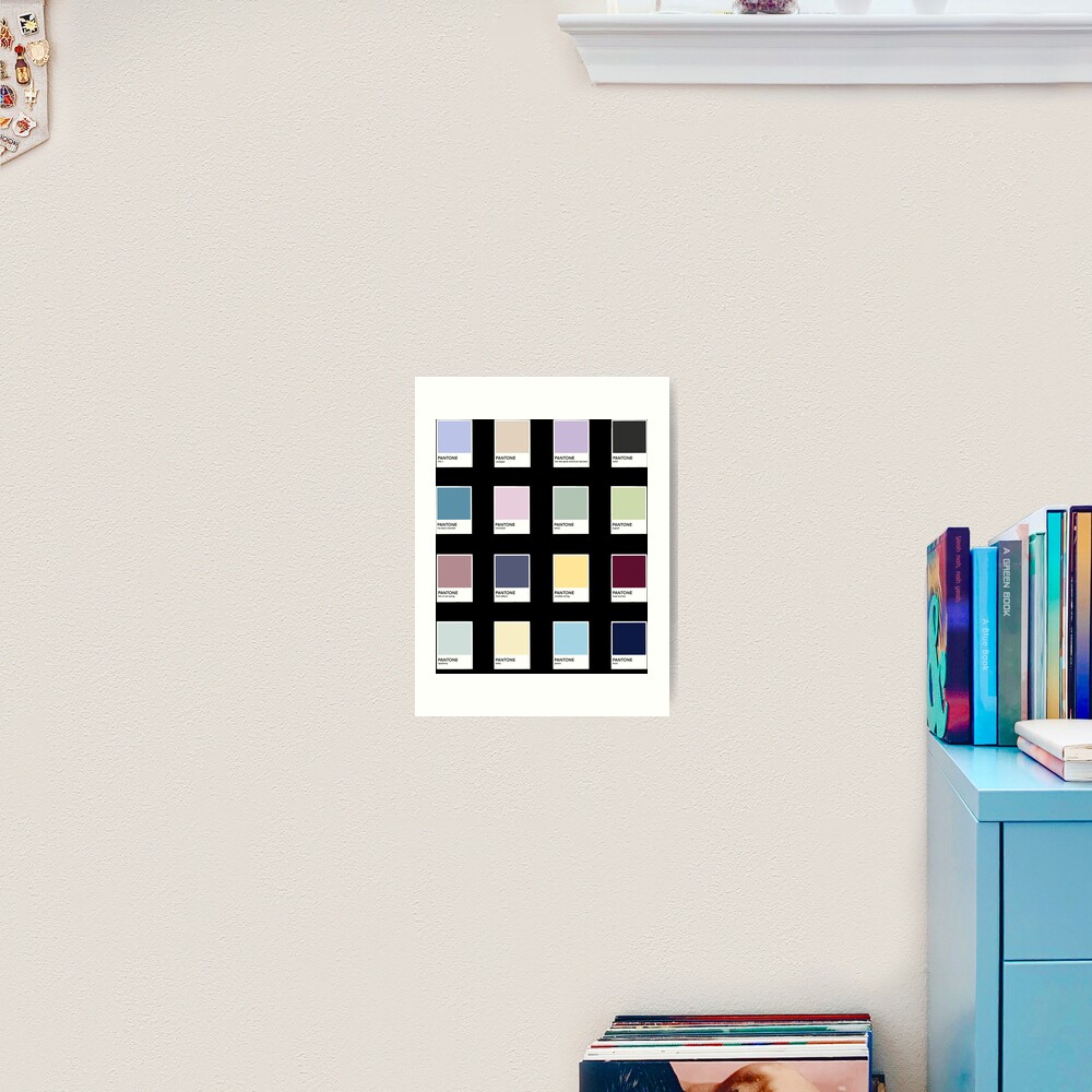 "Folklore Pantone Color Swatches Taylor Swift " Art Print for Sale by ...