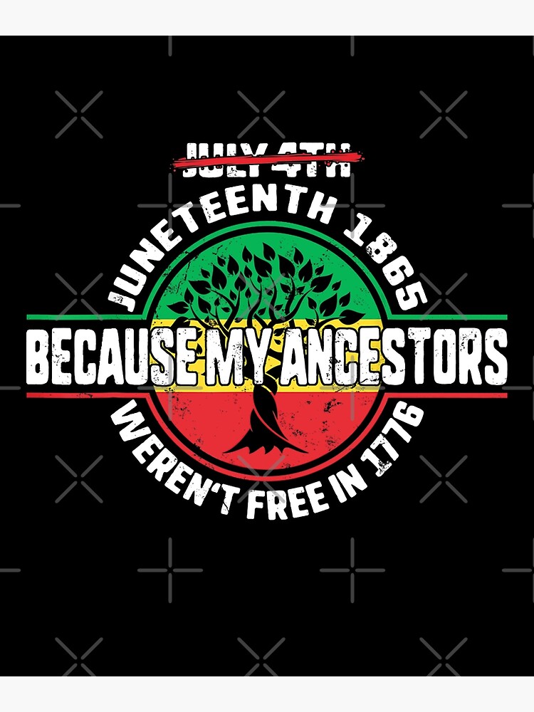 "JUNETEENTH TREE INDEPENDENCE FREEDOM DAY" Poster for Sale by ...