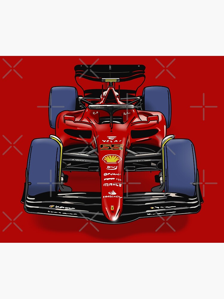 "Scuderia Ferrari Formula 1 car 55 sf22" Poster for Sale by Derwatt ...