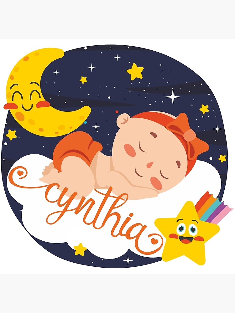 Póster «Bebé Cynthia, Cynthia Baby Shower, Regalo para Cynthia, Regalo ...