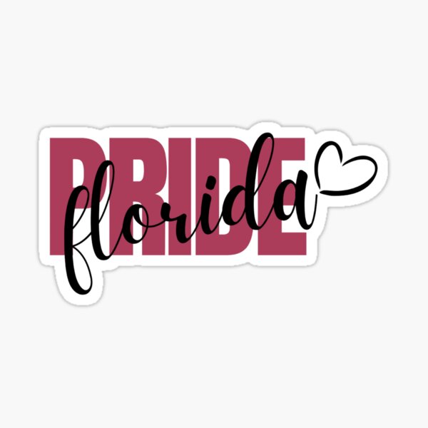 "pride Florida" Sticker for Sale by bobfashionshop | Redbubble
