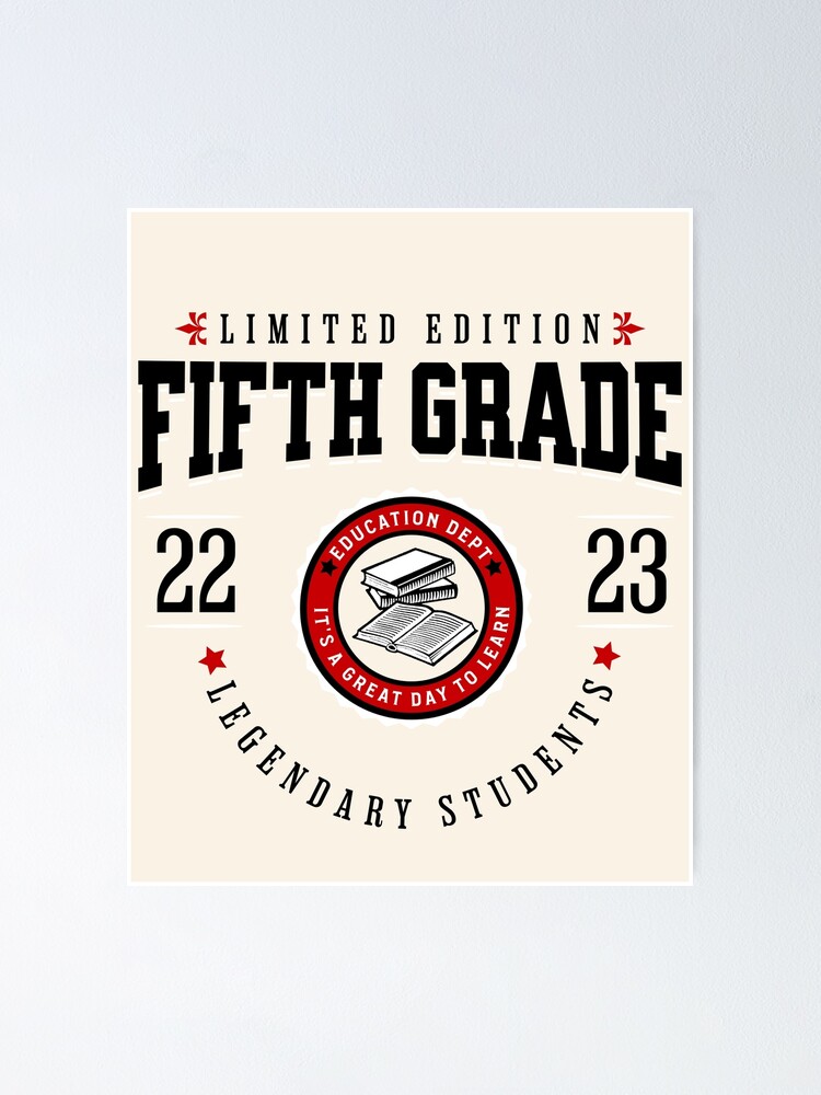 Póster «Quinto grado 5to grado Primaria regreso a la escuela» de ...