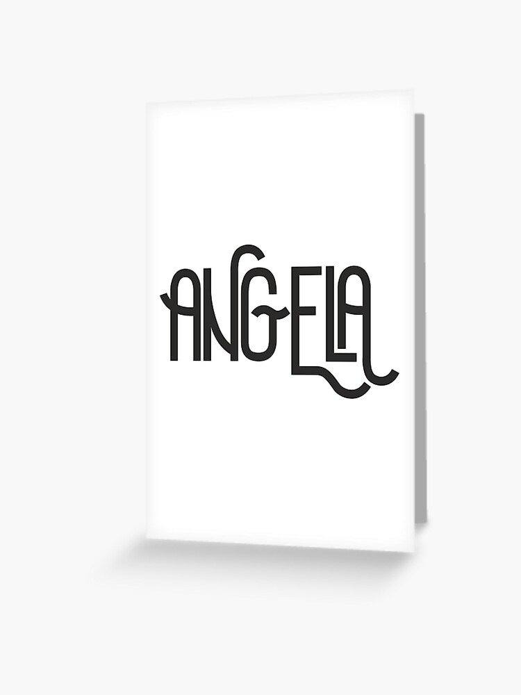 "Angela Name, Angela Calligraphy, Gift for Angela, Custom Gift Angela ...
