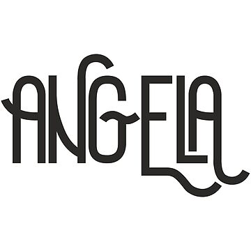 "Angela Name, Angela Calligraphy, Gift for Angela, Custom Gift Angela ...