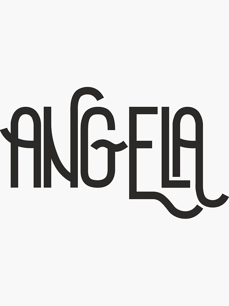 "Angela Name, Angela Calligraphy, Gift for Angela, Custom Gift Angela ...