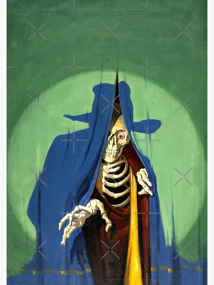 "The Creeping Death Shadow Pulp Comic" Art Print for Sale by ...