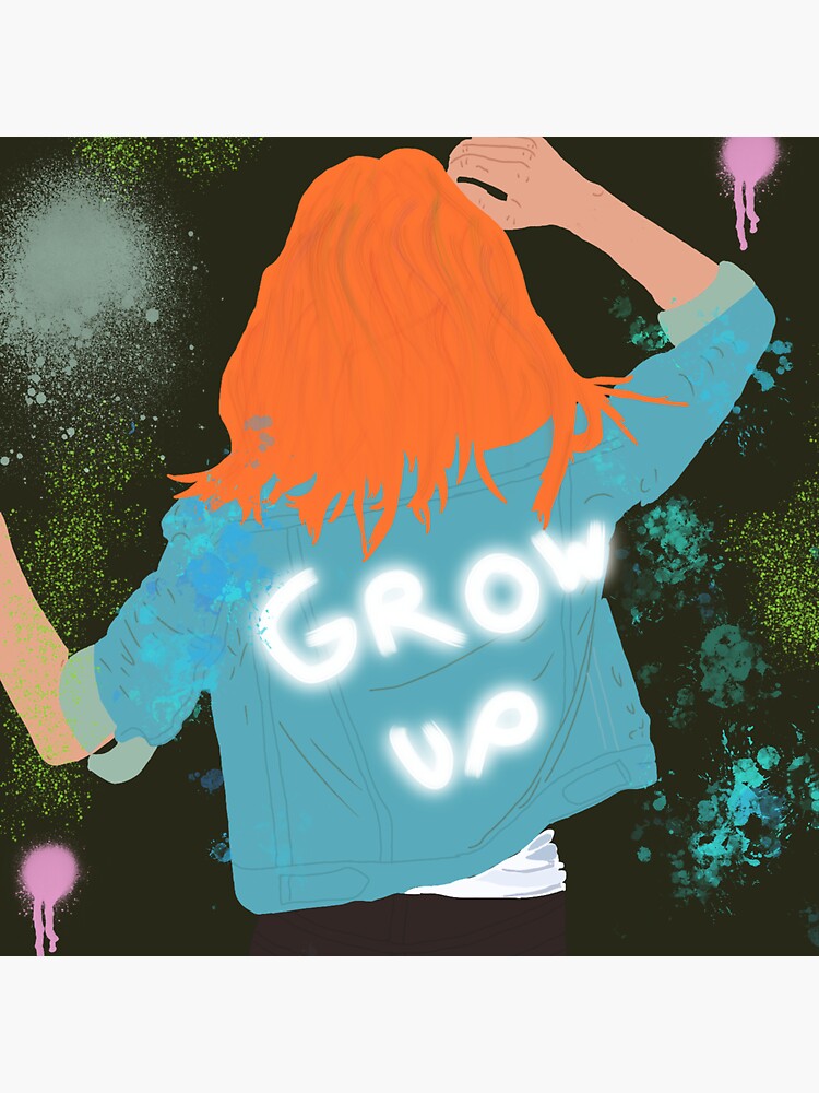 "Paramore self titled sticker " Sticker for Sale by Sashaelledigart ...