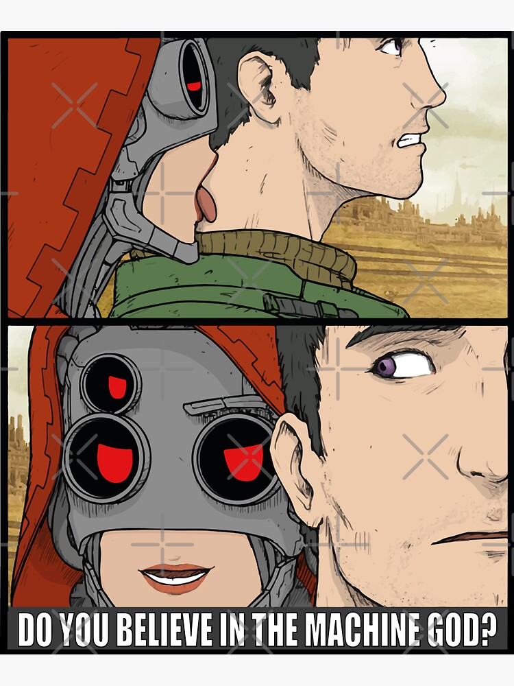 ""Do You Believe In The Machine God?" Admech TechPriestess Print ...