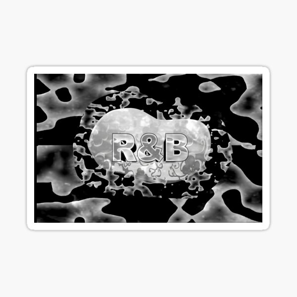 "R&B" Sticker for Sale by dayatsrn | Redbubble