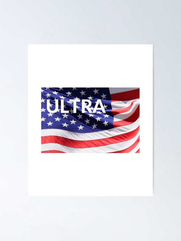 "Ultra American Flag" Poster for Sale by ChiPeeps | Redbubble